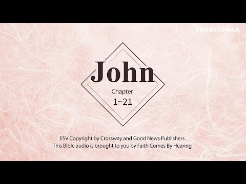 Book of John | Audio Bible with text (ESV)
