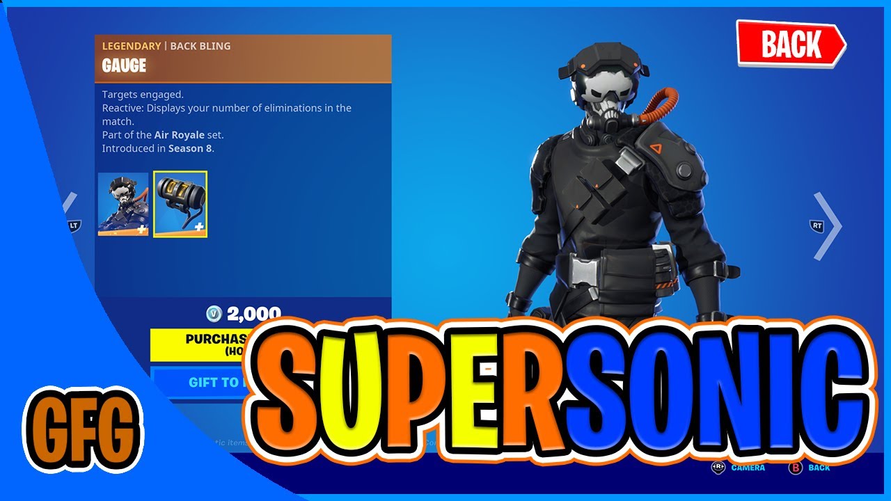 Fortnite Item Shop Update SUPERSONIC SKIN IS BACK IN SHOP - (Nov/19/ ...