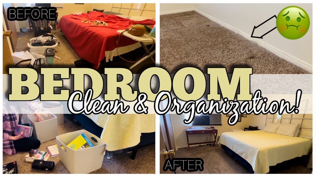 MASTER BEDROOM DEEP CLEAN & ORGANIZATION | CLEAN WITH ME | LAUNDRY ...