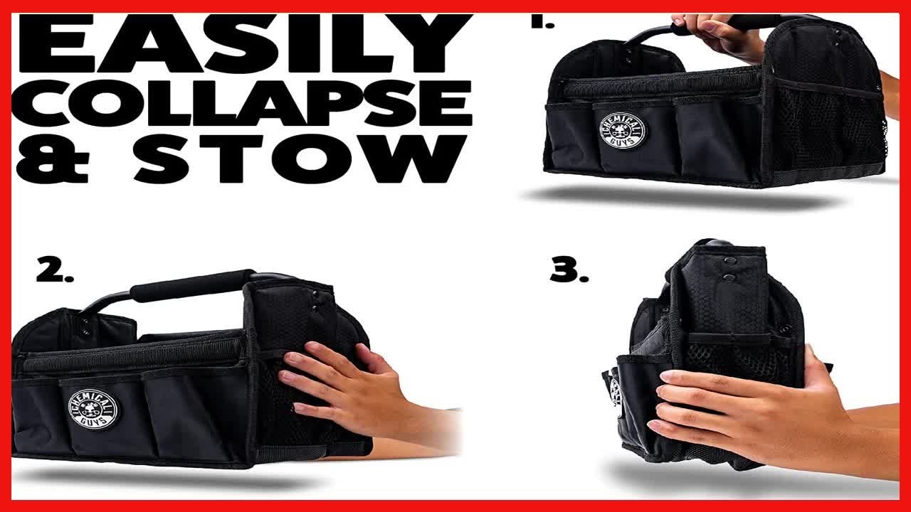 Chemical Guys Collapsible Detailing Caddy - YouTube