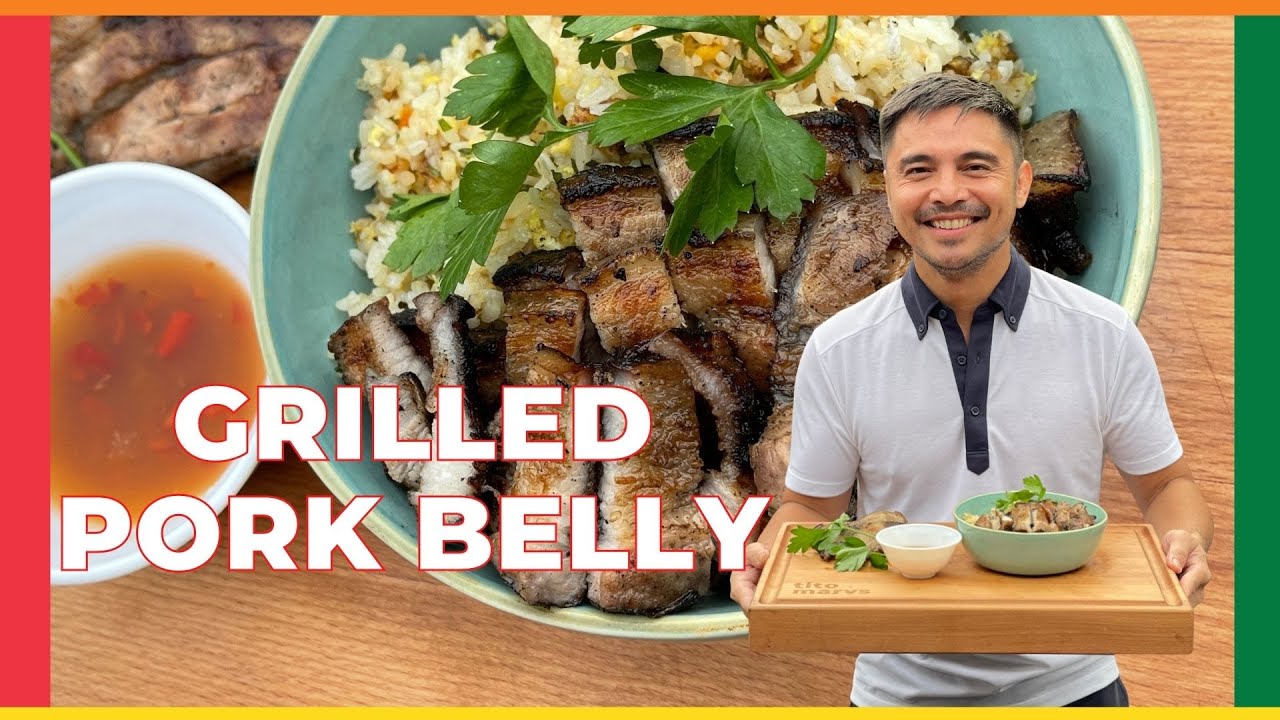 Grilled Pork Belly with Yang Chow Fried Rice - YouTube