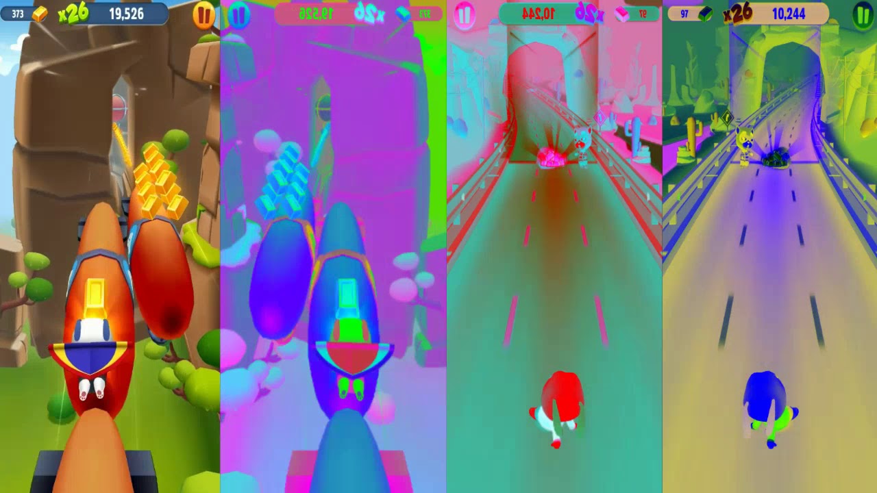 Cool Reverse And Learn Colors Gameplay HD - Talking Tom Gold Run - Hank ...