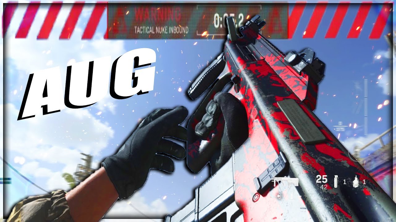 BEST "AUG" CLASS SETUP! 6v6 84 KILLS & NUKE Gameplay - COD MODERN ...