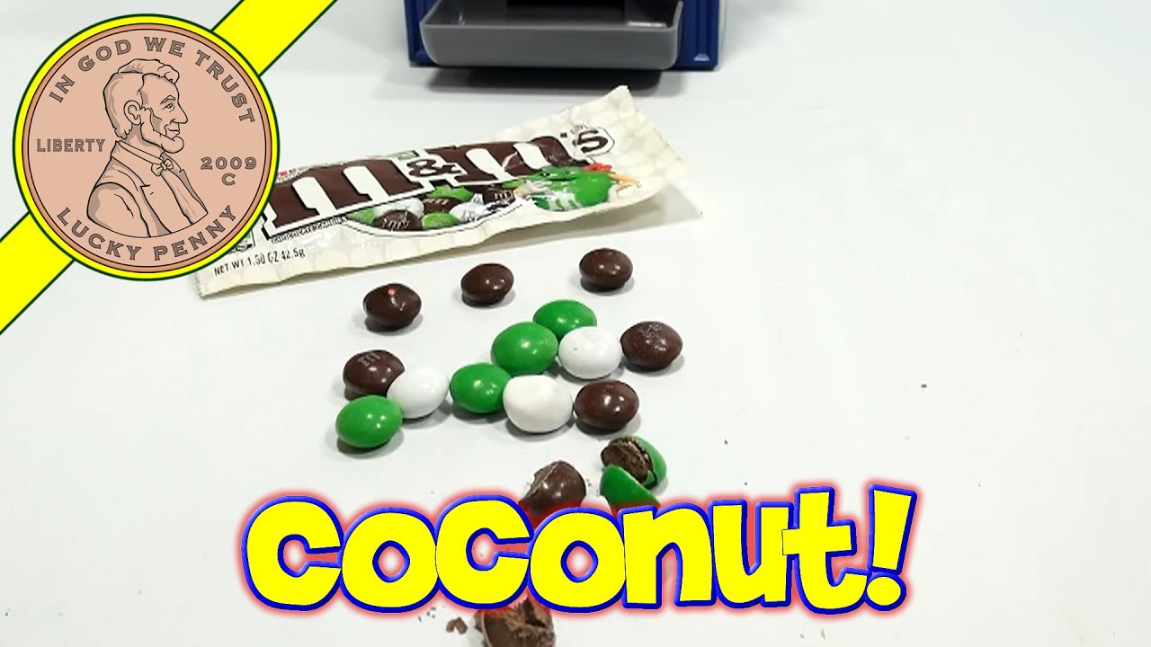 M&M Coconut Chocolate Candies - Mystery Slot Machine - YouTube