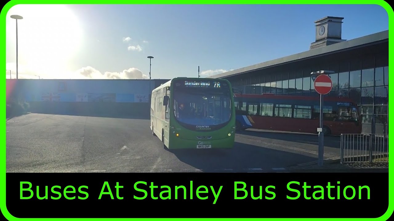 Buses At Stanley Bus Station! (25/01/2025) - YouTube