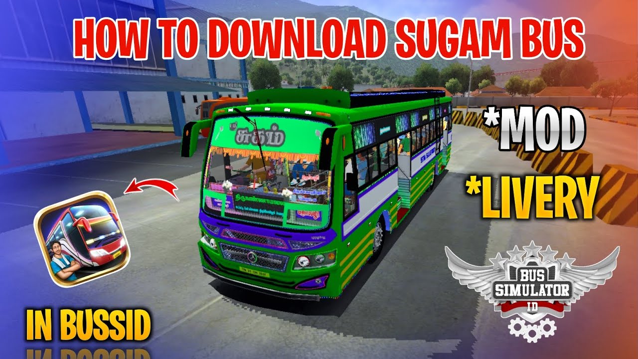 How To Download Sugam Bus Mod Tamil | Bus Simulator Indonesia | Sugam ...