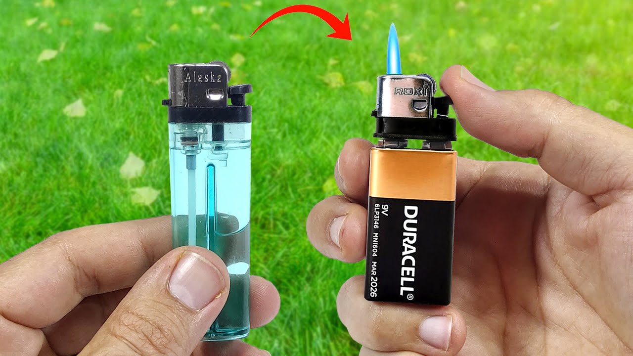 How To Turn A Gas Lighter into a Electric Lighte - YouTube