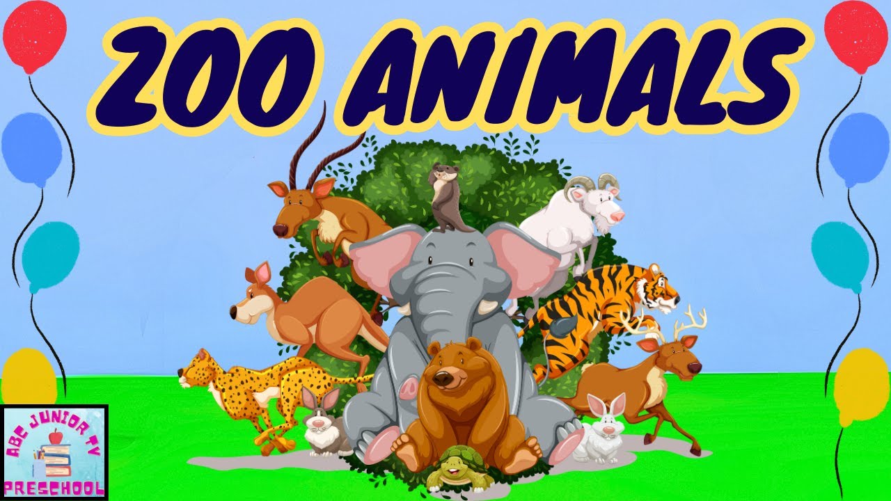 Zoo animals name for kids with picture | Animals name for preschool and ...
