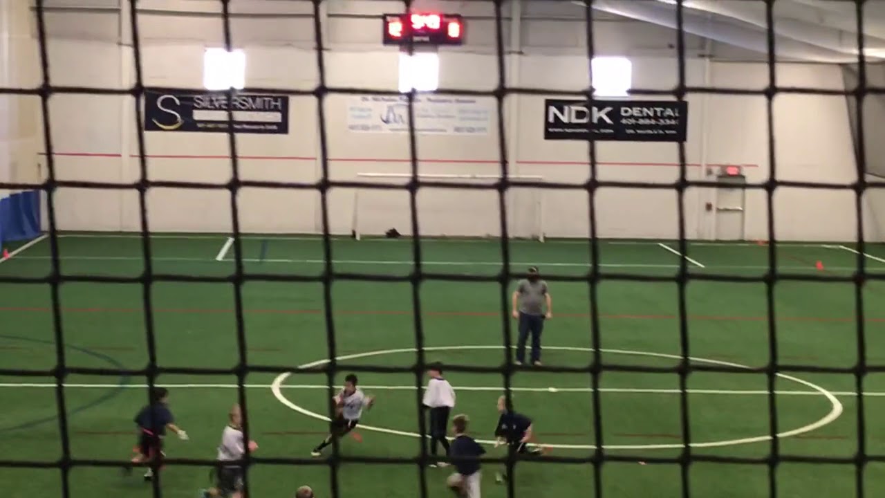 Blake Harding nice touchdown #1 - 9yr old Flag Football 2/18/18 - YouTube