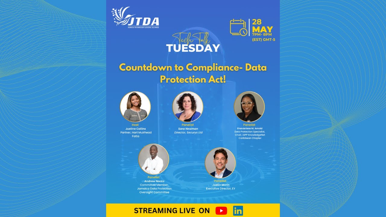 Tech Talk Tuesday: Countdown to Compliance - Data Protection Act! | May ...