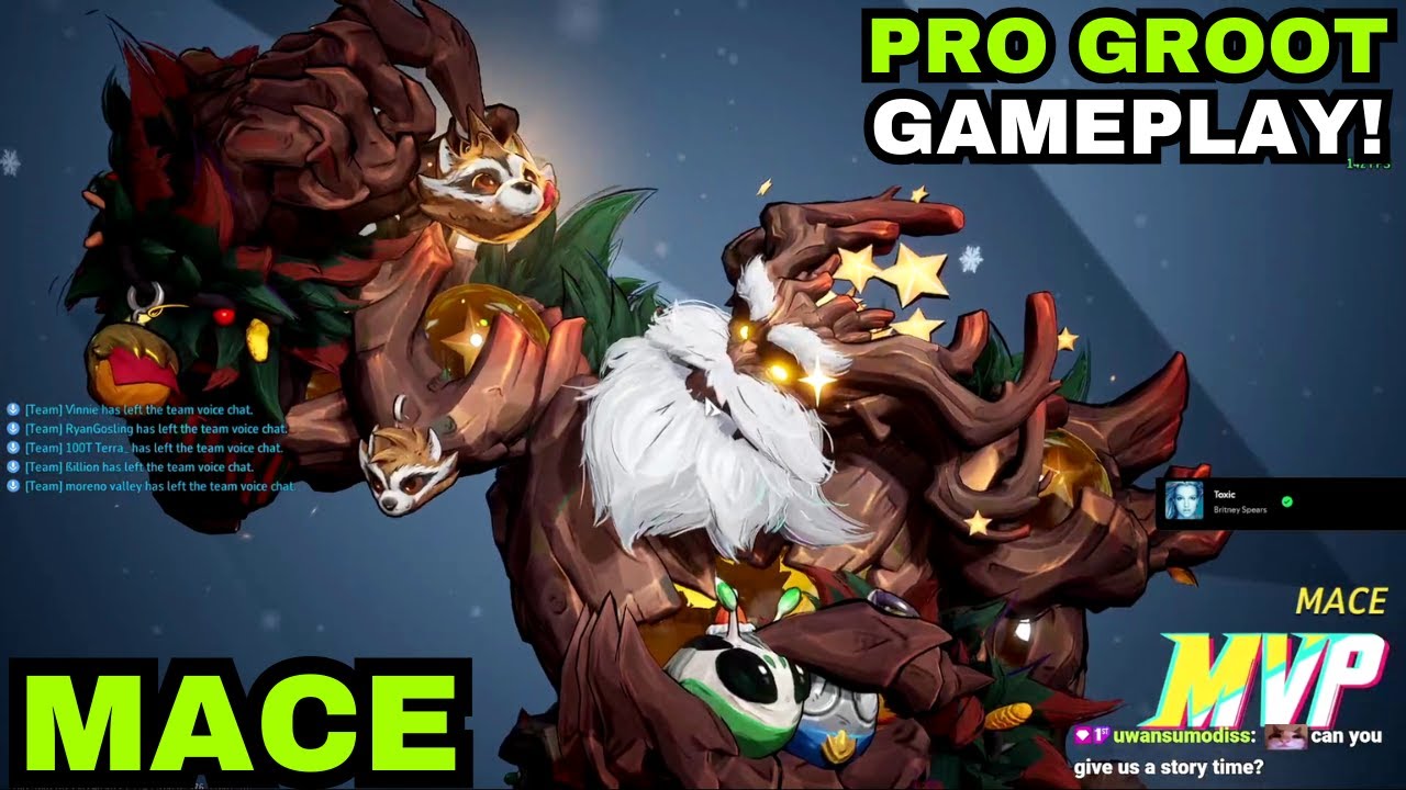 MVP! 38K DMG! MACE INSANE GROOT GAMEPLAY - MARVEL RIVALS SEASON 1.5 TOP ...