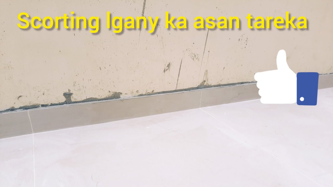 Scorting Easy method / tile scoting lgany ka asan tareka - YouTube