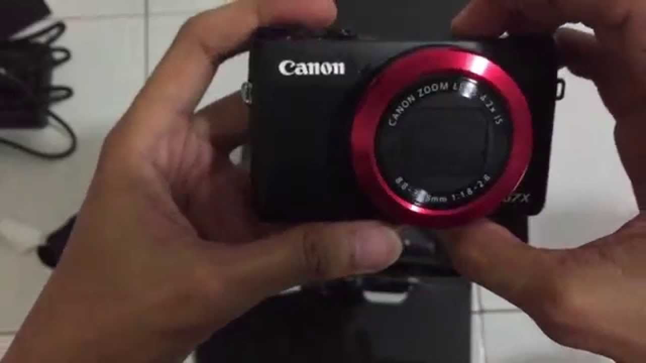 Canon G7x Red Ring/Limited Edition Unboxing w/ Included Case - YouTube