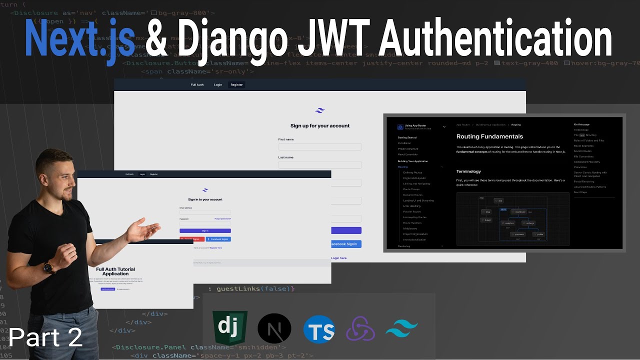 Nextjs And Django Jwt Authentication Part 2 Frontend Youtube 6643