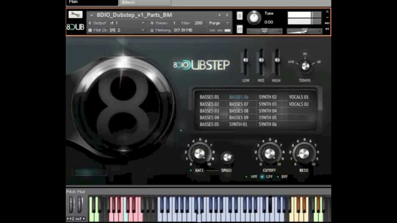 8Dio Legacy Dubstep Individual Parts - YouTube