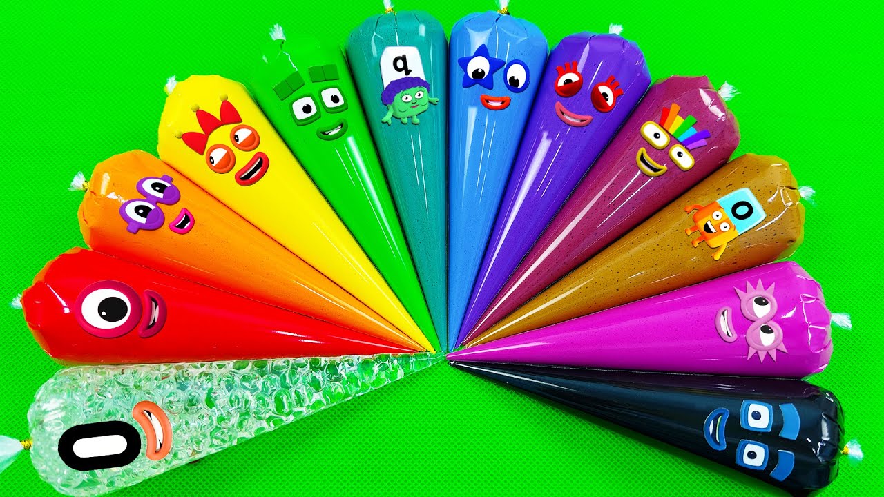 Numberblocks – Looking for Slime Coloring Mix With Piping Bags ...