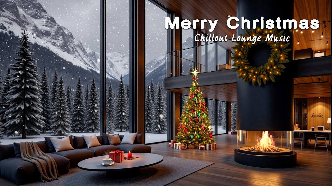 Luxury Christmas Lounge 2026 🎄 Winter Chillout Music for Relaxing with ...