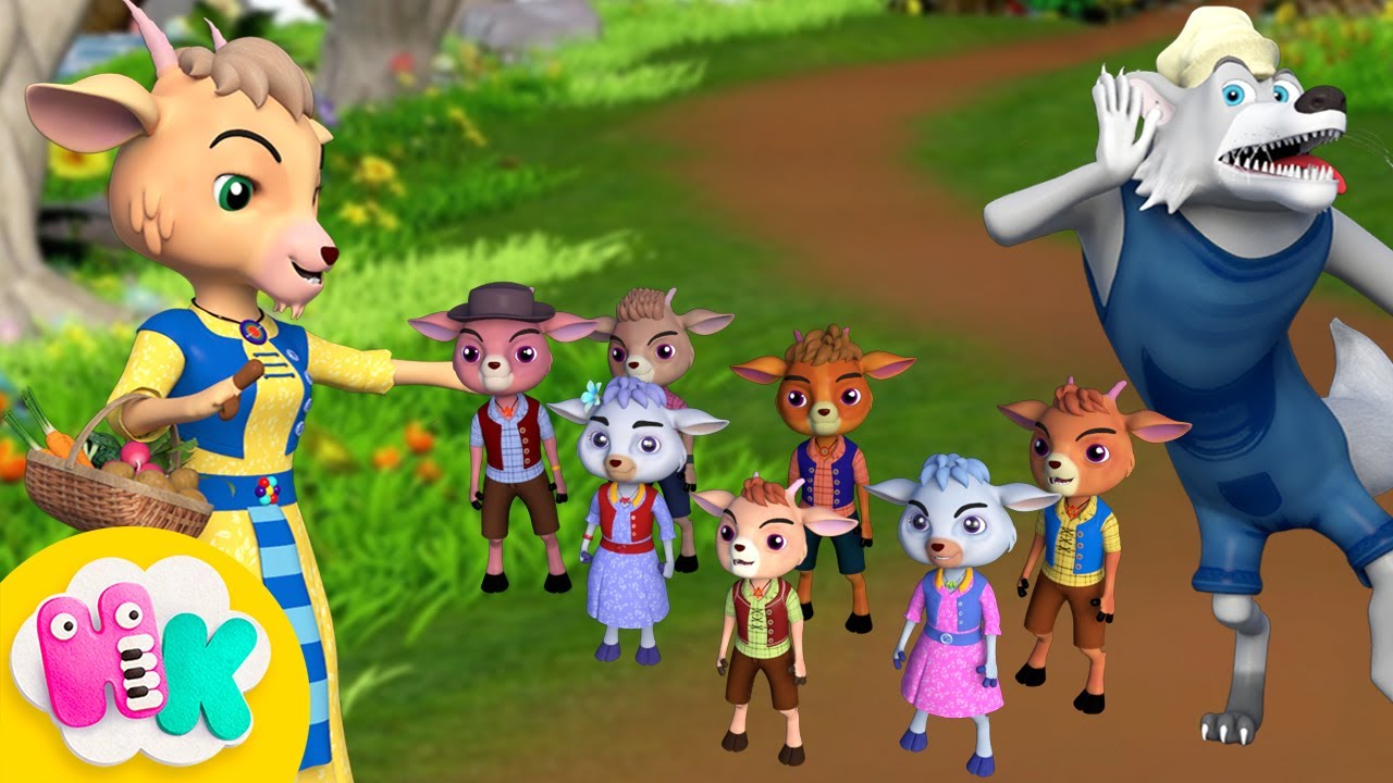 Mama Dhia Dhe 7 Kecat 🐺 Kukulla per femije | Prrallë për femijë ...