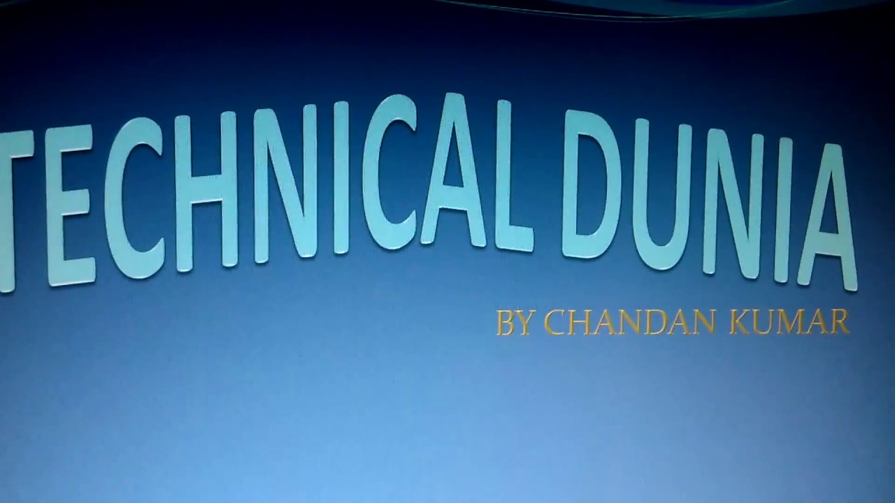 TECHNICAL DUNIA - YouTube