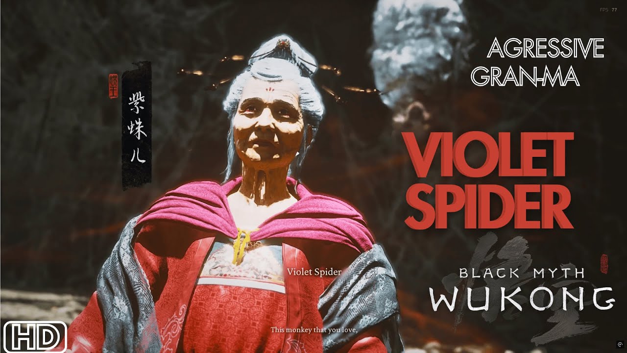 Chapter 4: Violet Spider Boss Fight | Black Myth: Wukong - YouTube