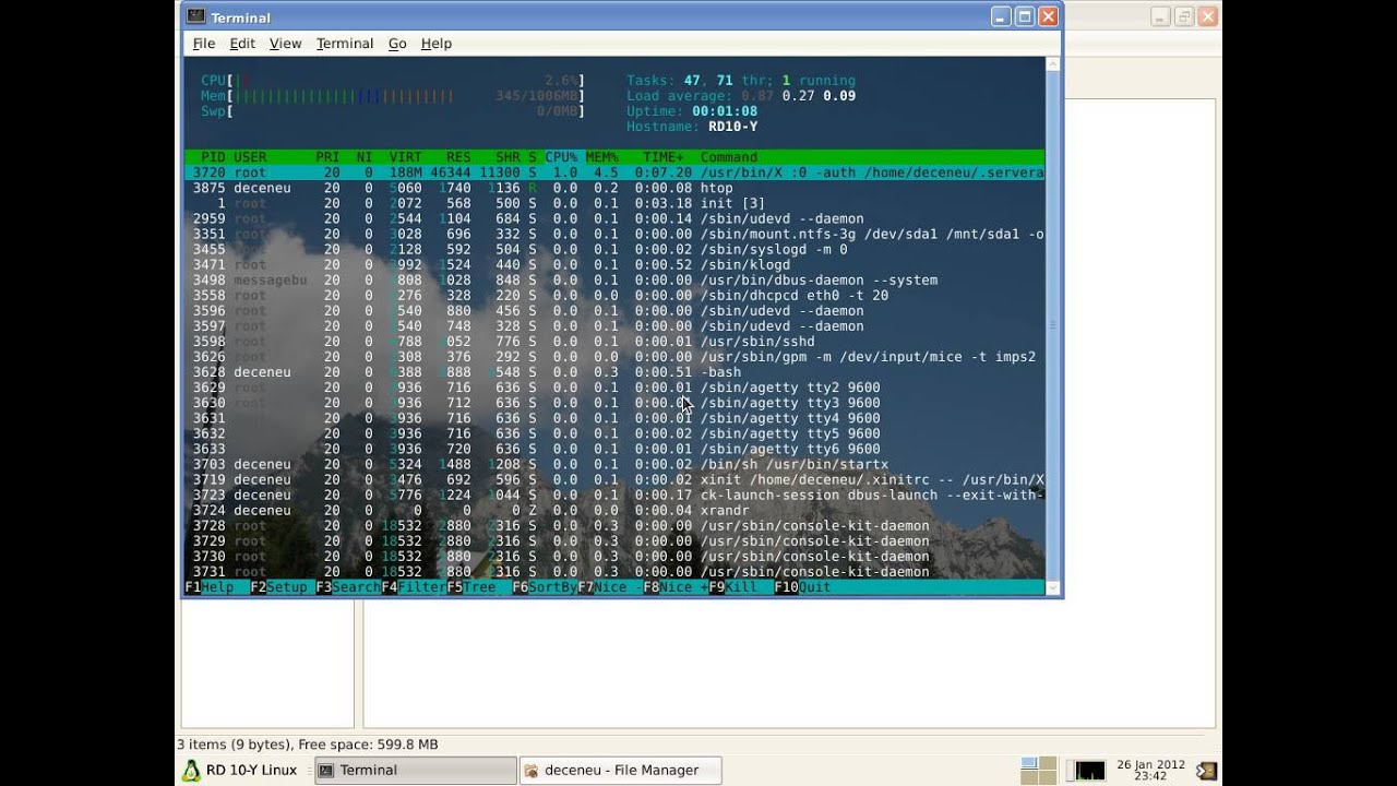 Red Dog 10-Y Linux 3.0 Beta - YouTube