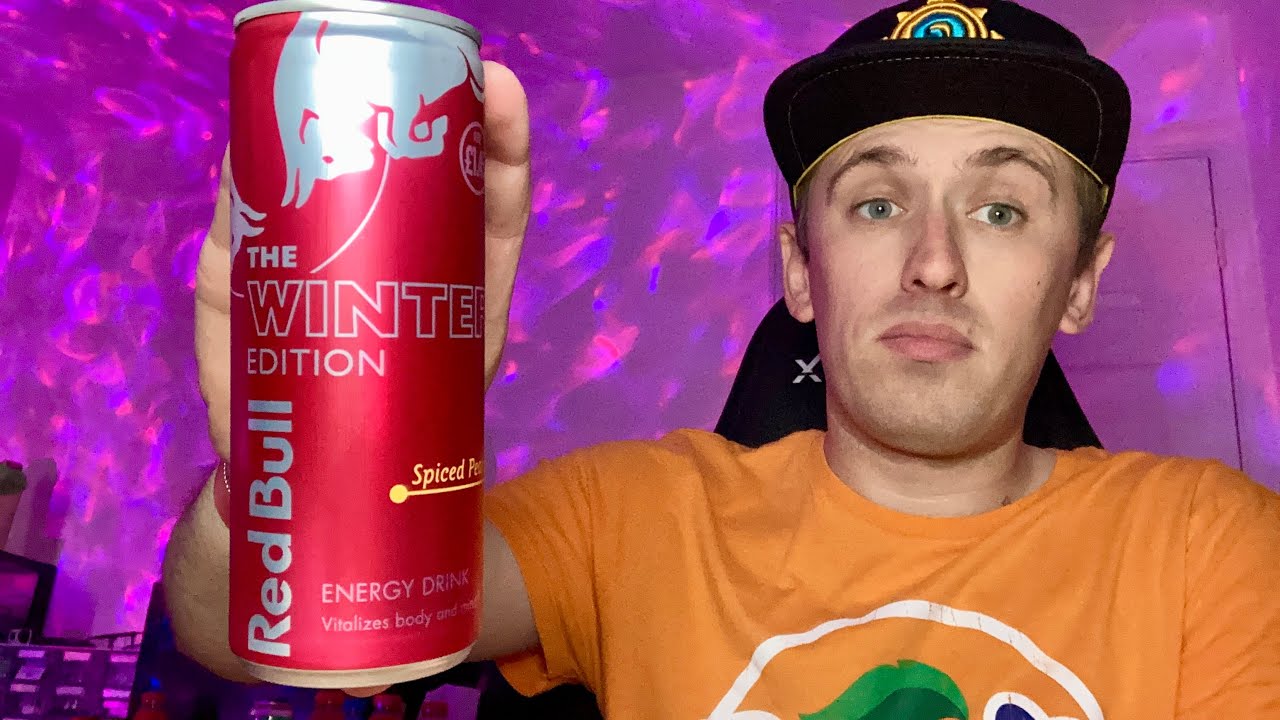 Drink Review - Red Bull: Winter Edition; Spiced Pear - YouTube