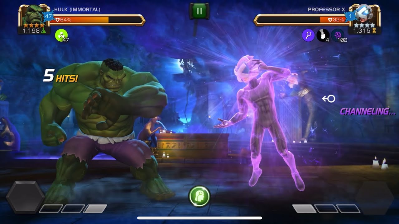 The incredible Marvel Hulk vs Professor X - YouTube