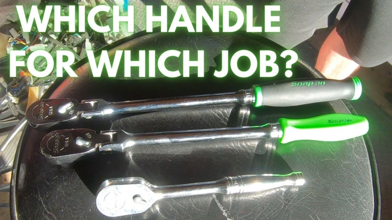 SNAP ON RATCHET HANDLE COMPARISON! (Chrome Handle, Hard Handle, or ...