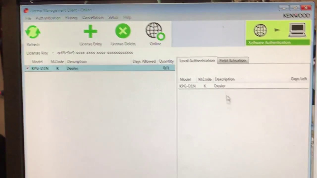 Kenwood KPG D1N Install and Authorizaton - YouTube