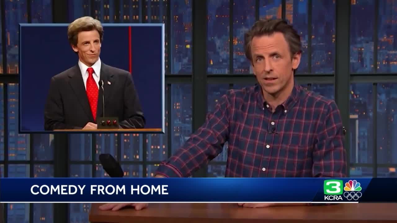 ‘Late Night’ host Seth Meyers on working from home during pandemic ...