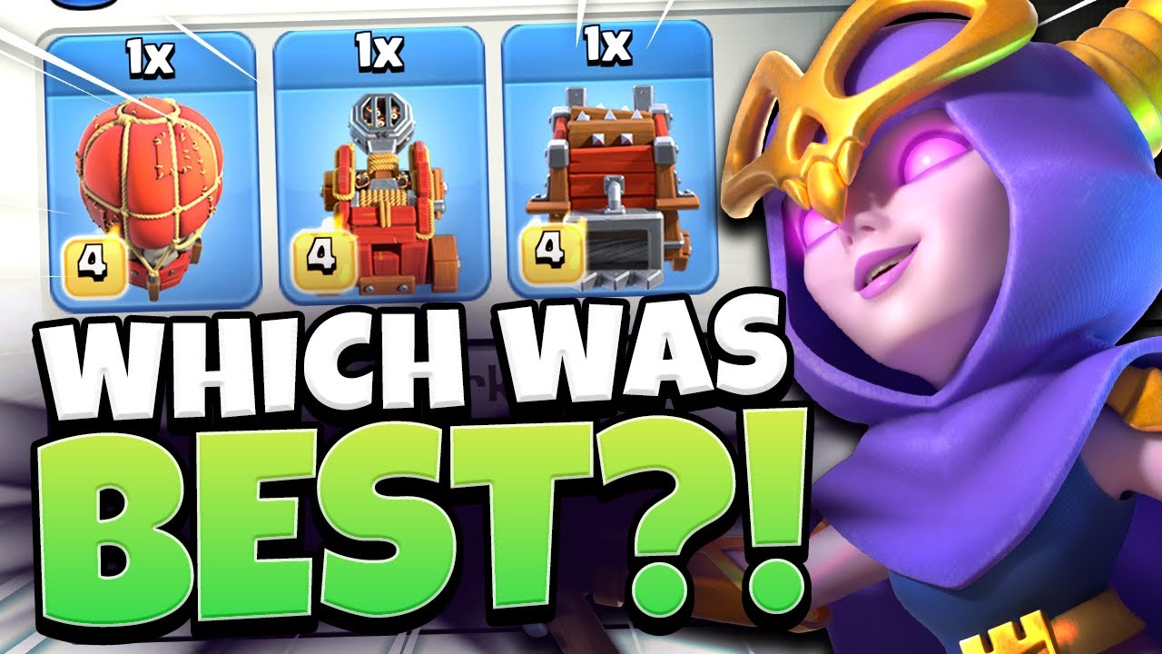 Best Siege Machine for TH12 Super Witch Smash? (Clash of Clans) - YouTube