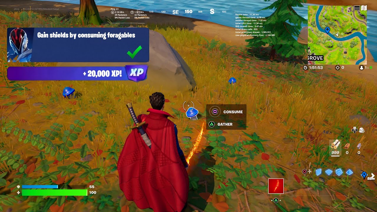 Fortnite - Gain Shields By Consuming Foragables (WEEK 3 Challenges ...