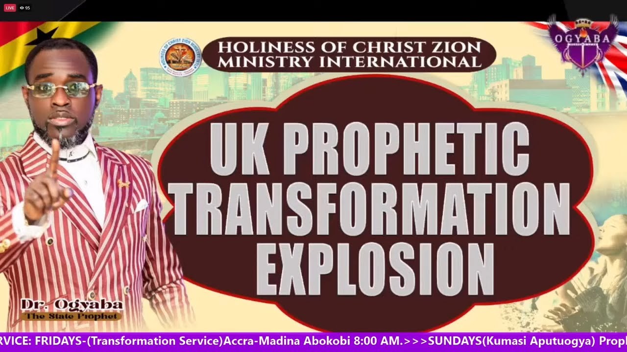 🔥UK PROPHETIC TRANSFORMATION EXPLOSION with the State Prophet Dr ...