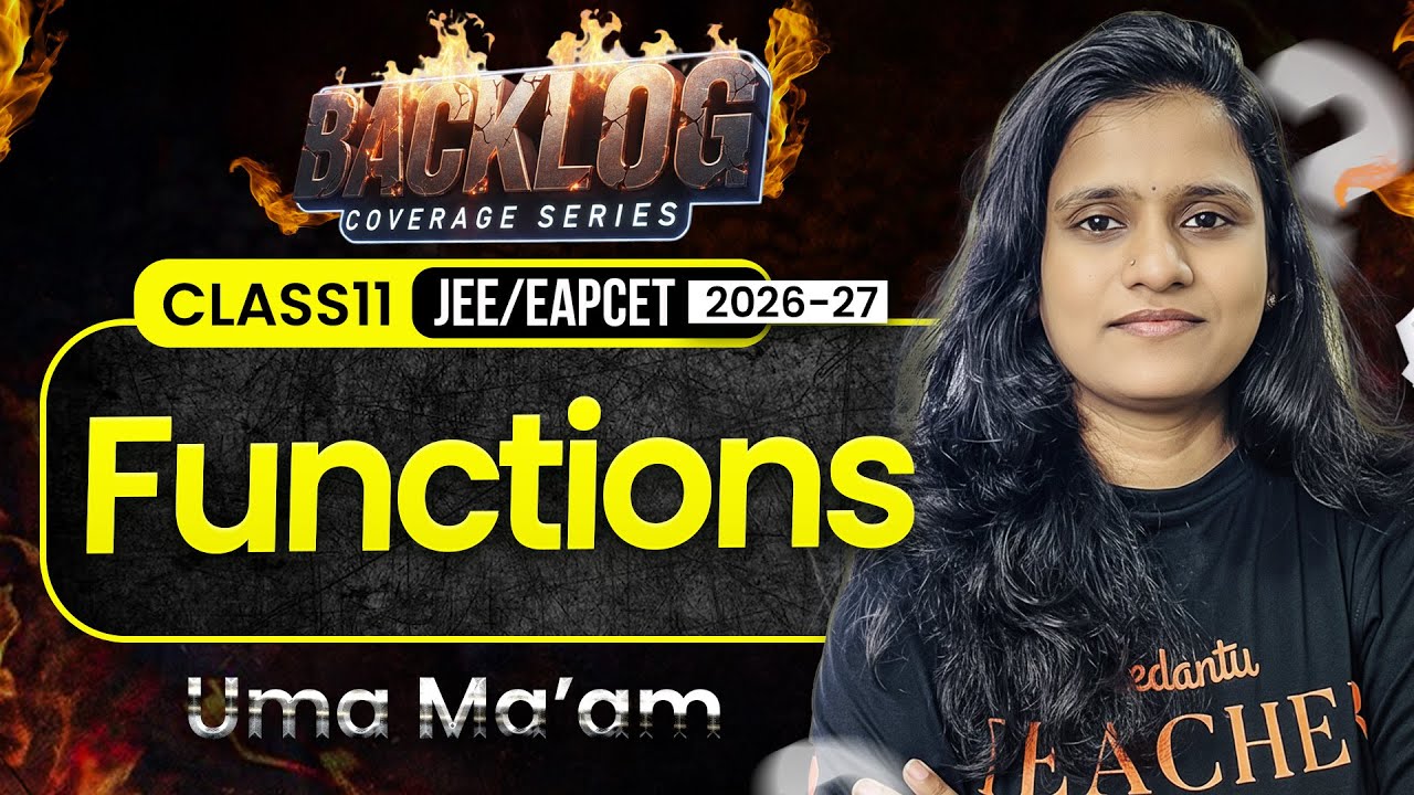 Class 11 Functions Full Chapter | JEE & EAPCET Backlog Series - YouTube