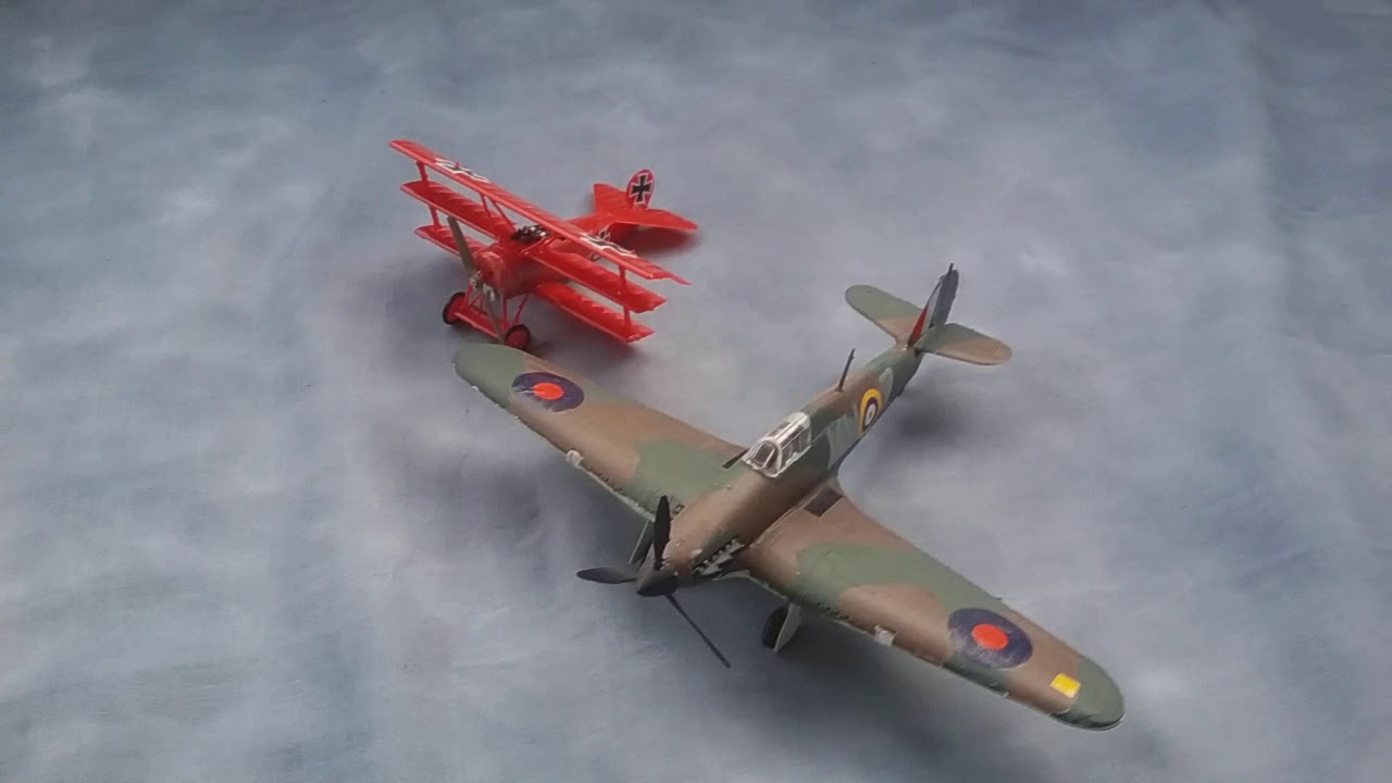 REVELL FOKKER DR1 TRIPLANE - THE COMPLETED MODEL. - YouTube