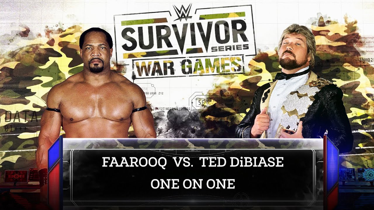 FAAROOQ VS TED DiBIASE ONE ON ONE | WWE 2K24 - YouTube