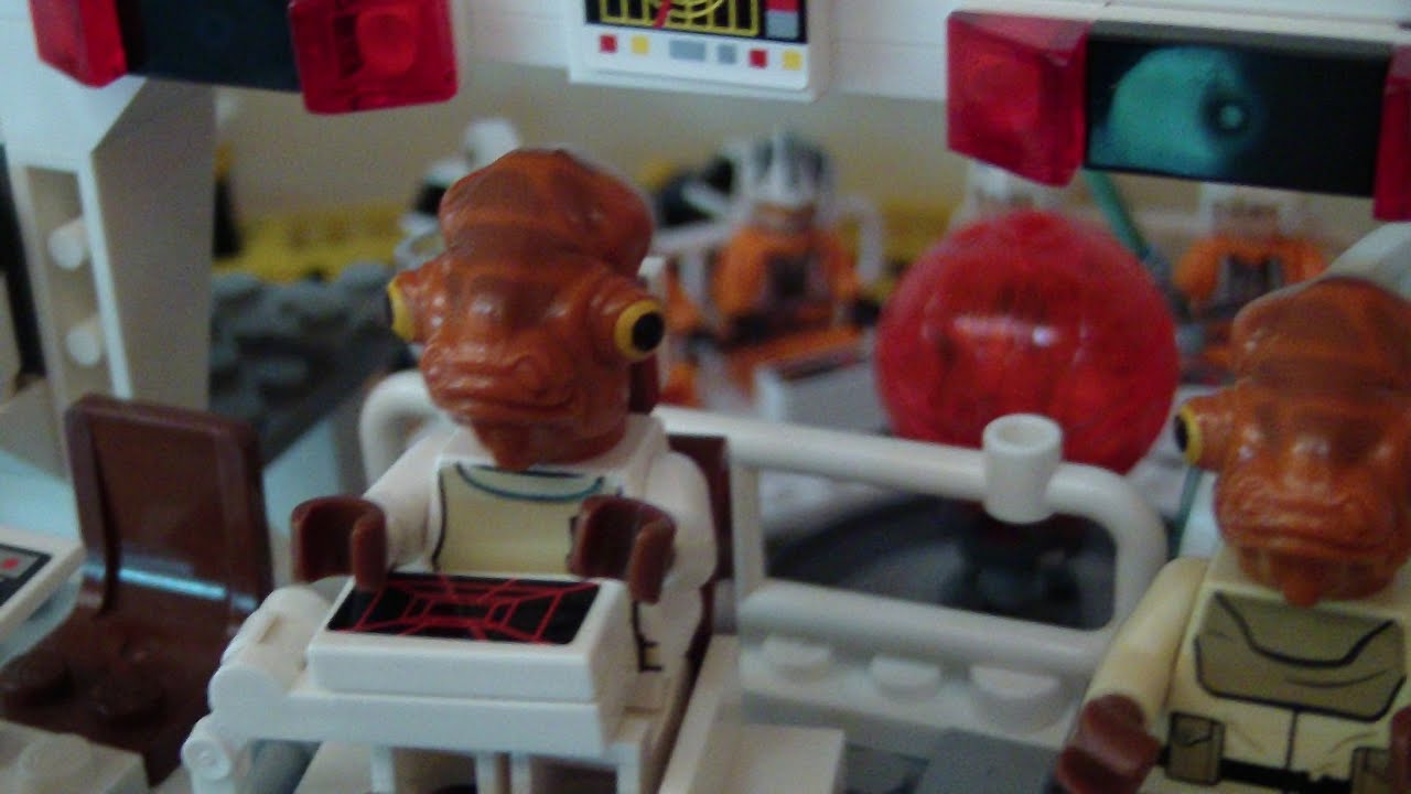 LEGO Star Wars Home One Mon Calamari Star Cruiser 7754 Review - YouTube