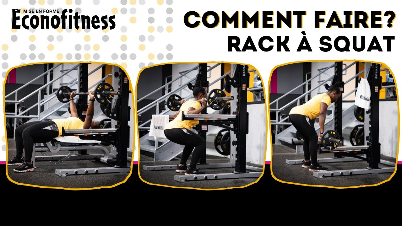 COMMENT FAIRE | RACK À SQUAT | Éconofitness - YouTube