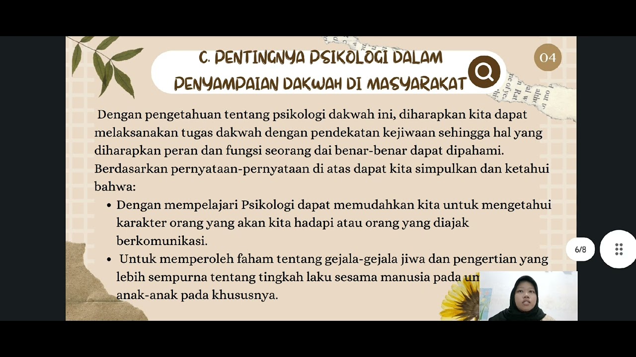 PROSES PSIKOLOGIS PENYAMPAIAN DAN PENERIMAAN DAKWAH - YouTube