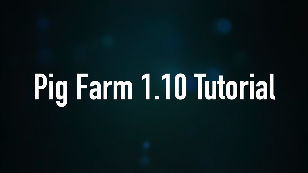 Very Simple Pig Farm Tutorial for Minecraft 1 10 - YouTube