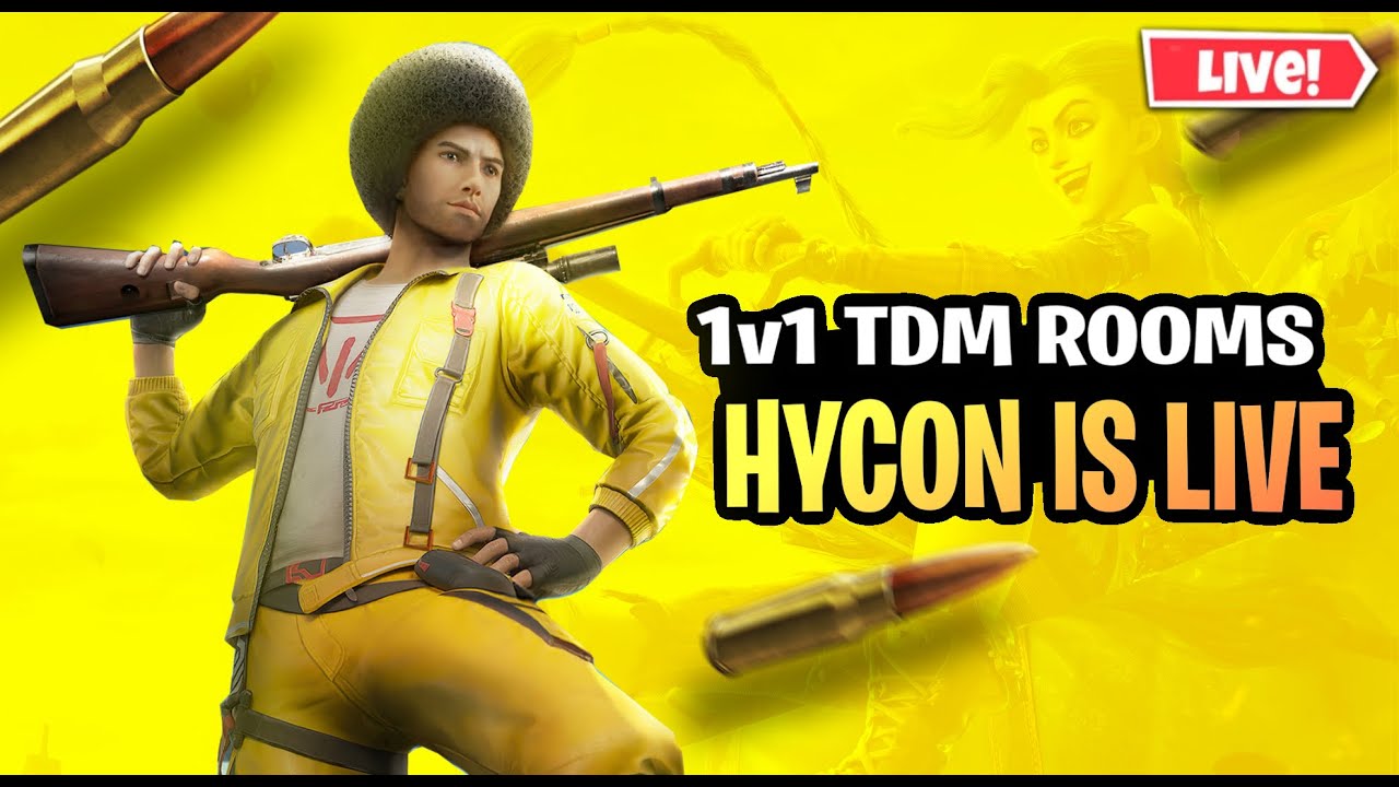 1V1 TDM CUSTOM ROOMS LIVE STREAM Hycon Gaming - YouTube