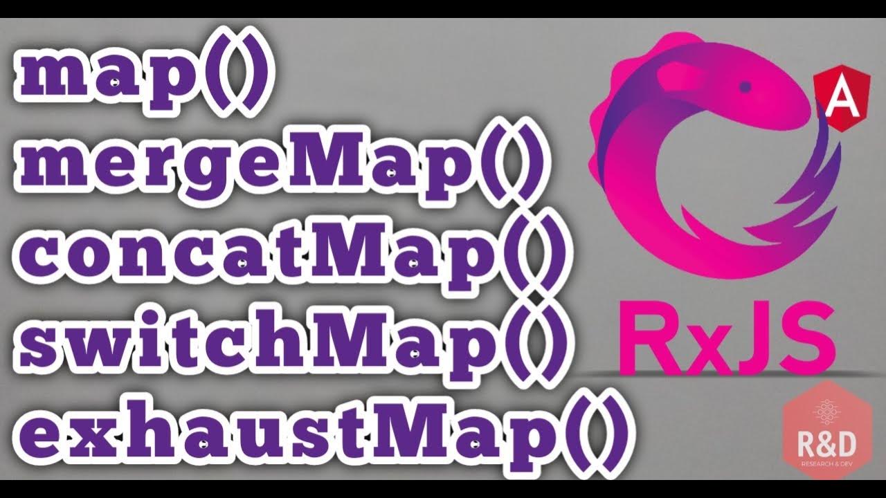 RxJS | map(), mergeMap(), concatMap(), switchMap(), exhaustMap() | In Tamil, English Subtitled ...
