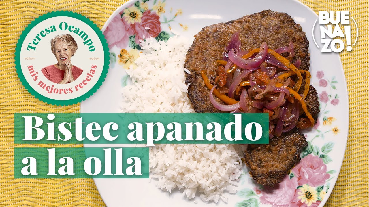 Cómo preparar bistec apanado a la olla | Teresa Ocampo Recetas ...