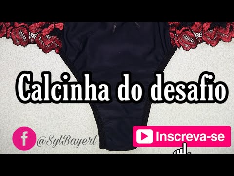 Calcinha do desafio #calcinhafácil