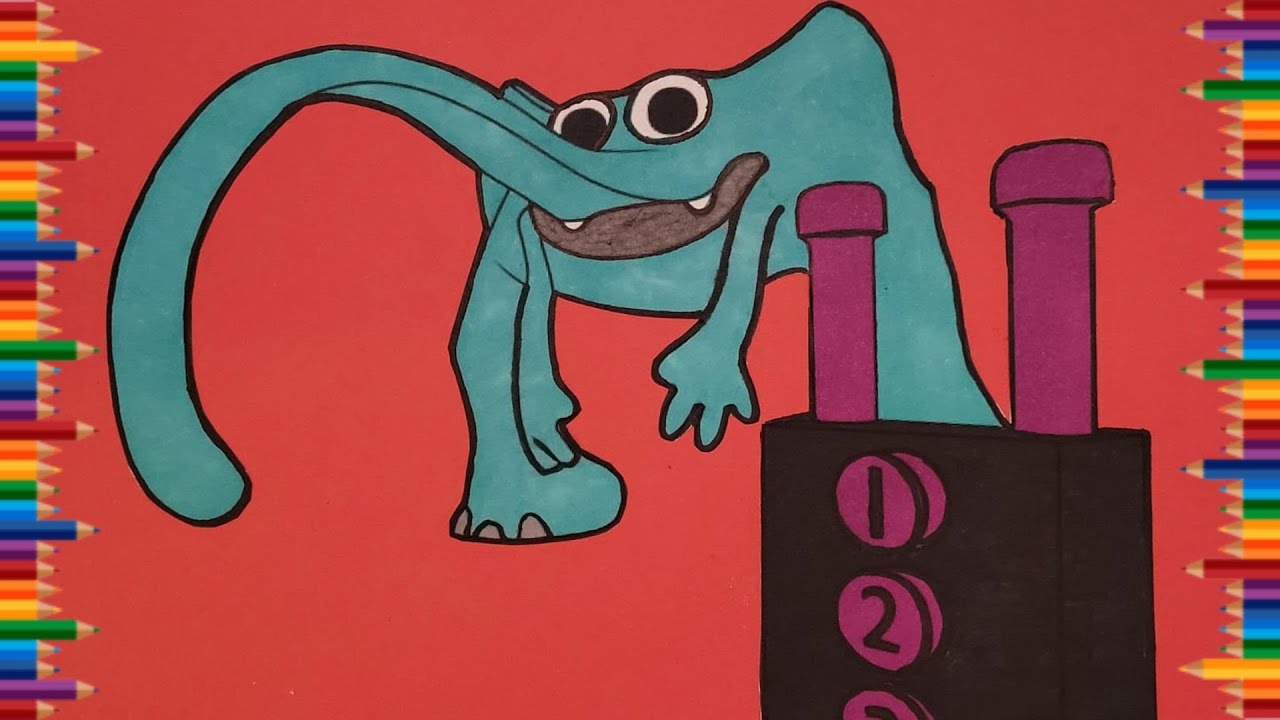 Coach Pickles from Garten of Banban - Coloring Page - YouTube