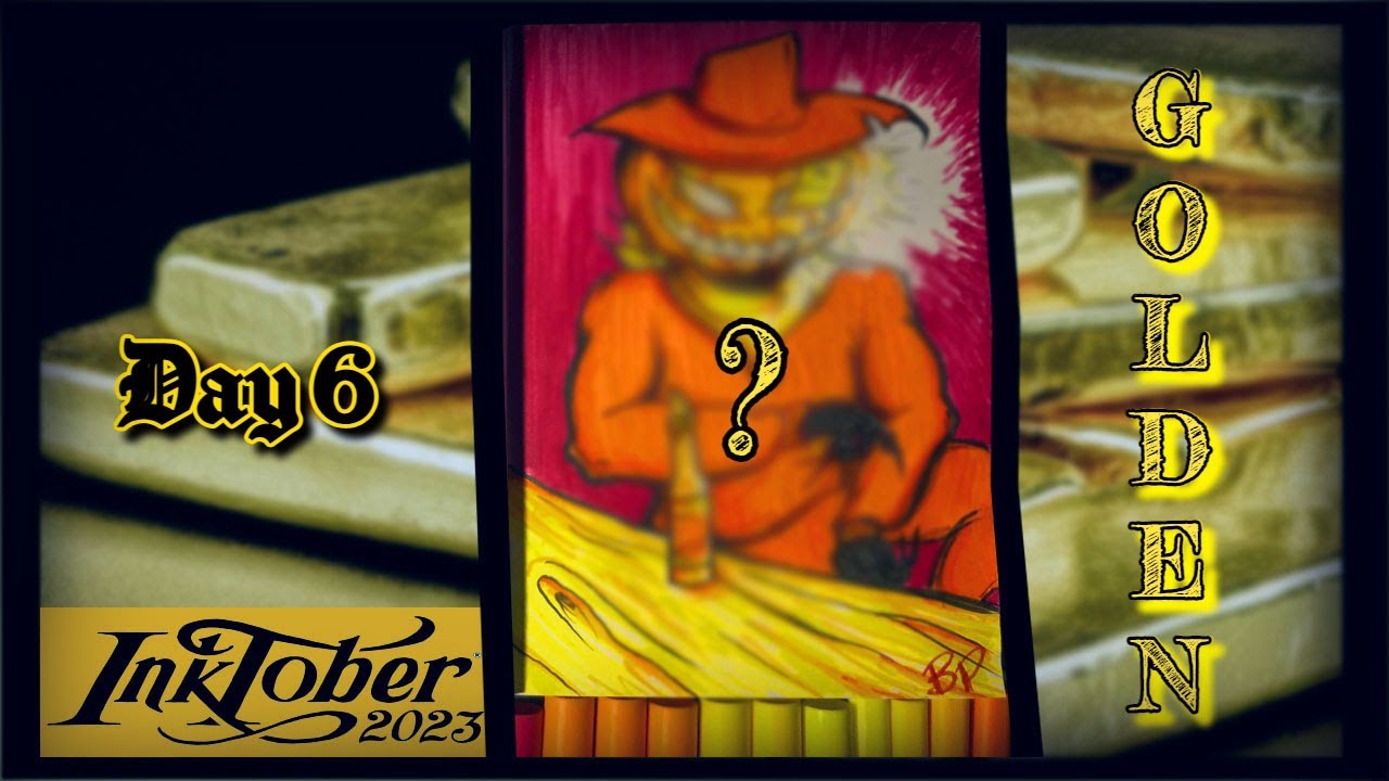 Inktober Day 6 - GOLDEN - YouTube