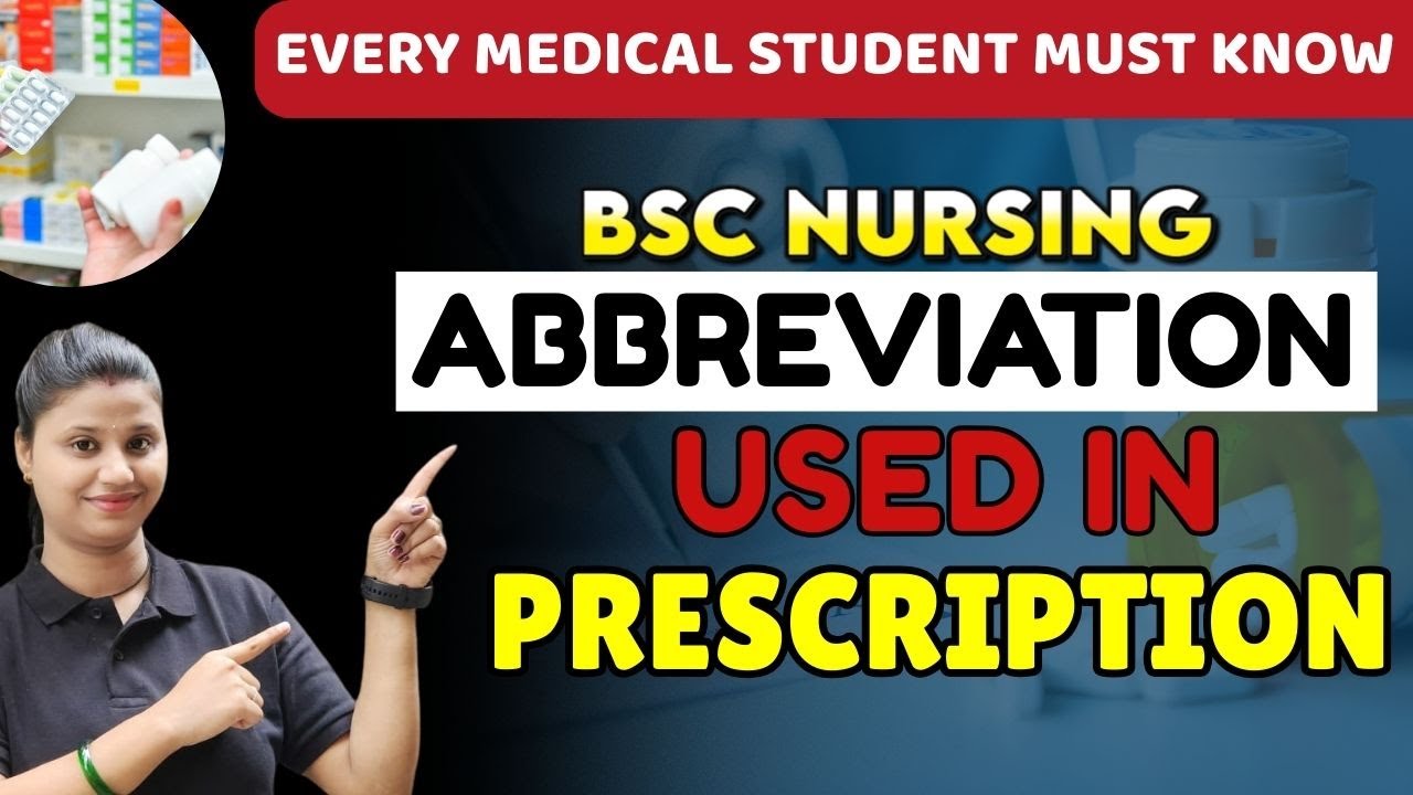 abbreviations used in prescription | medical abbreviations in nursing ...