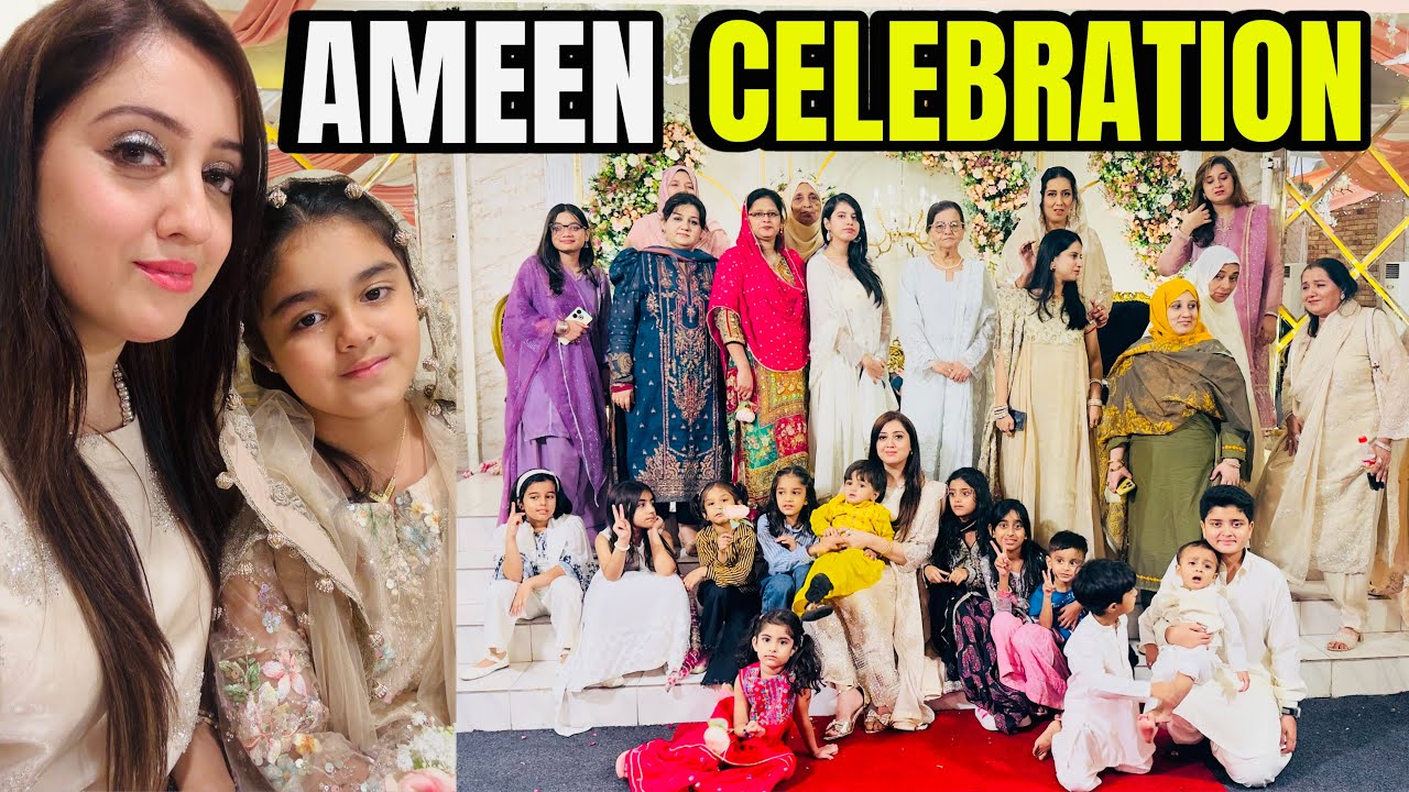 Ali & Urwah Ameen Ceremony | Ameen Celebration in Pakistan | | My Nephew Niece Ameen celebration ...