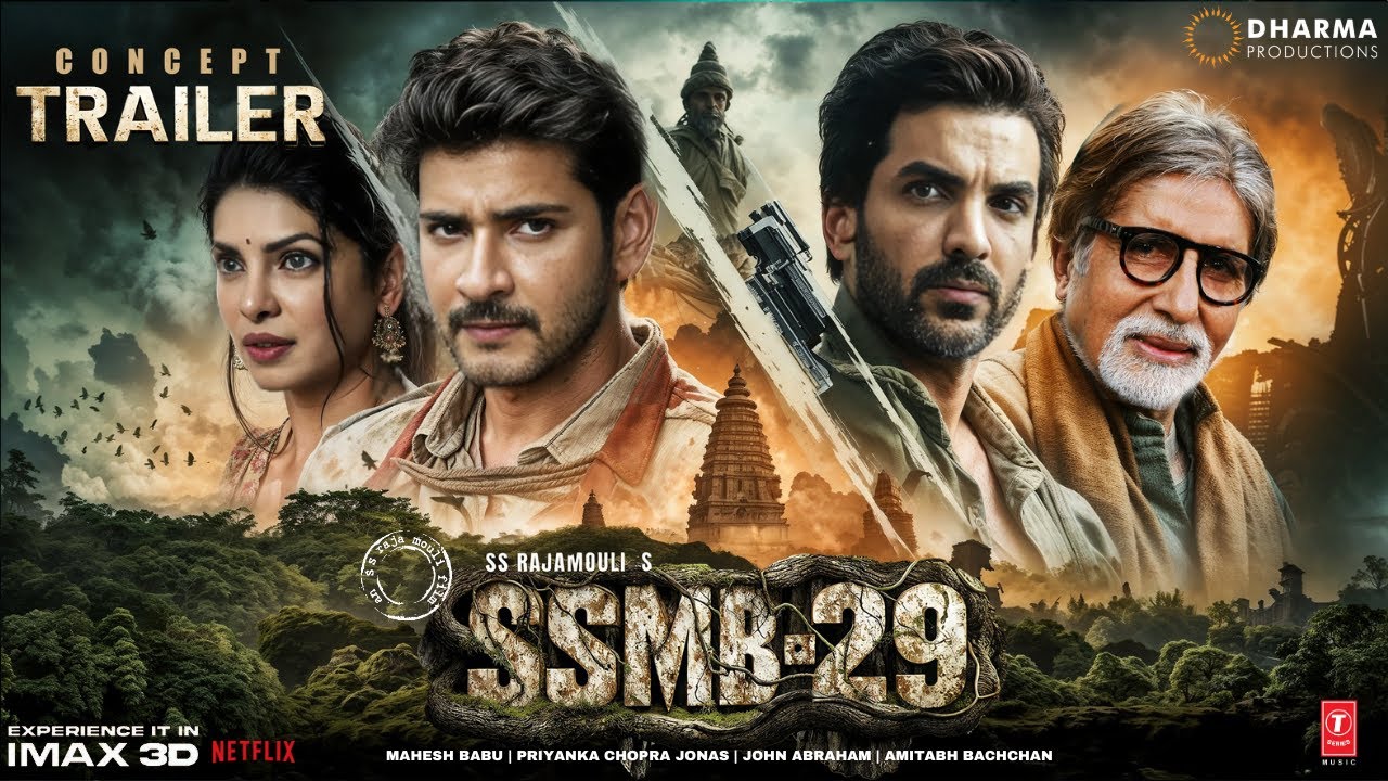 SSMB 29 | Concept Trailer (Hindi)| Mahesh babu | SS Rajamouli | John A ...