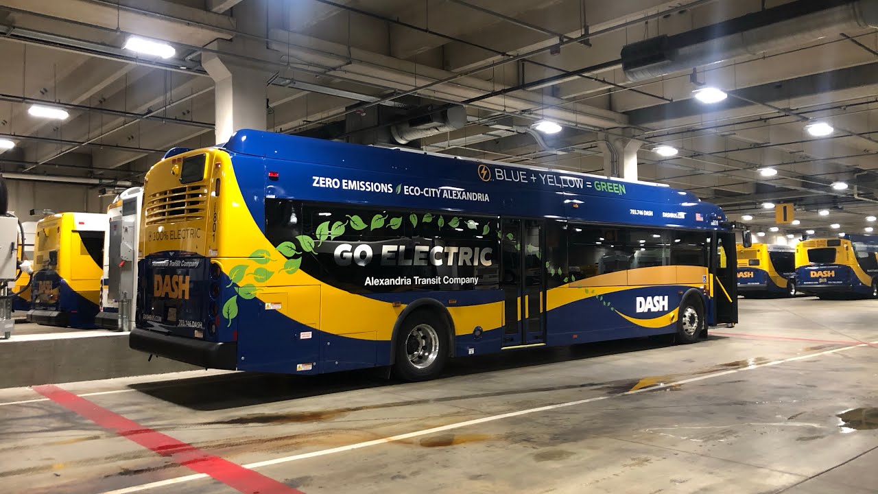 DASH Alexandria Transit Company’s 2020 New Flyer XE40 #801 @ Braddock ...